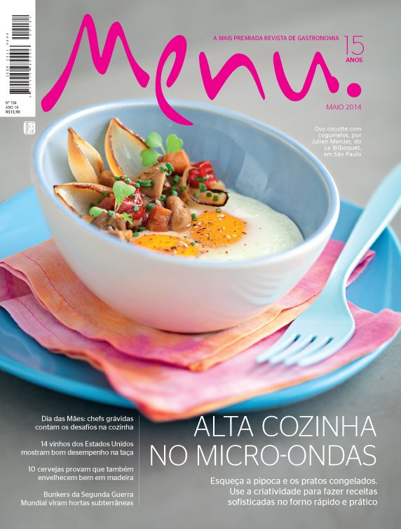 A Menu de maio já está nas bancas! - Revista Menu