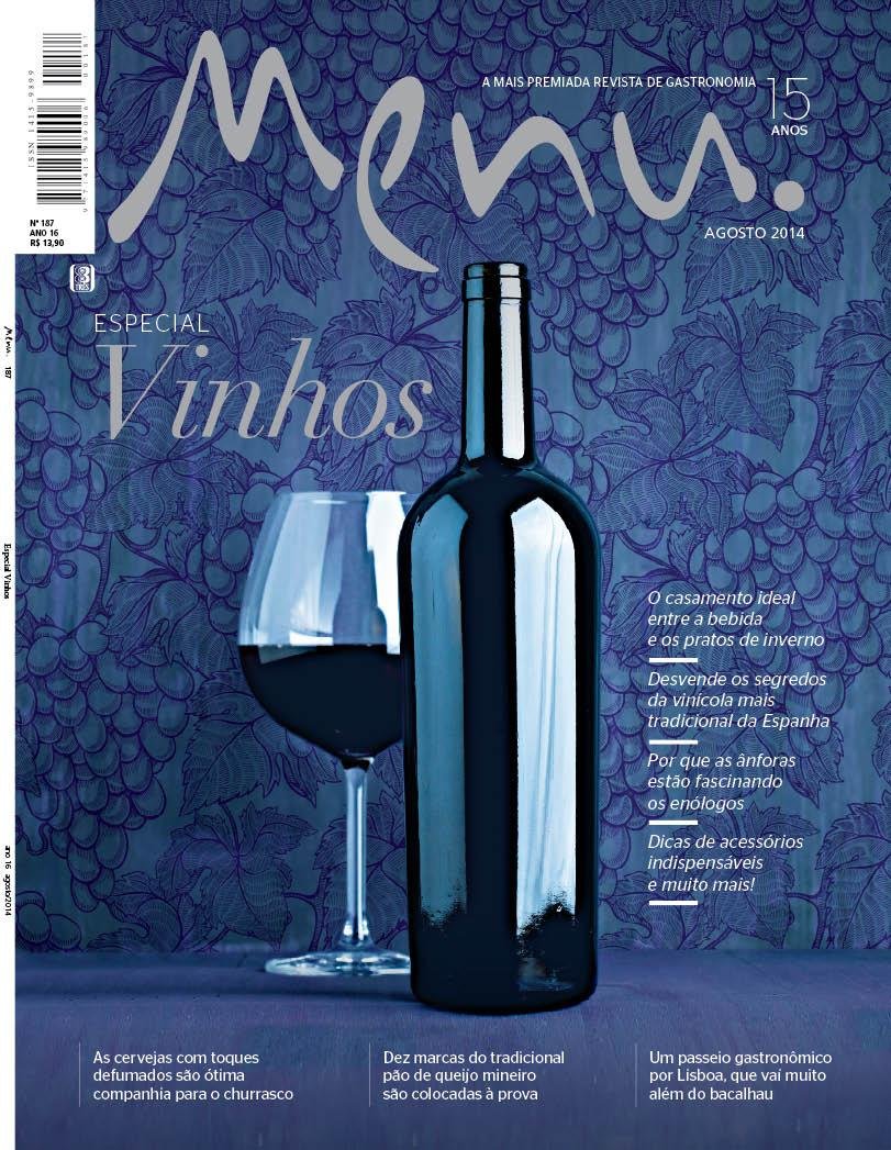 A Menu de agosto está nas bancas! - Revista Menu