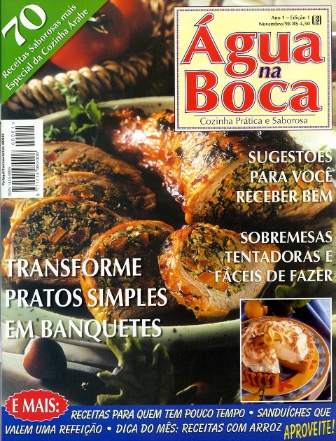 A primeira capa da Menu - Revista Menu